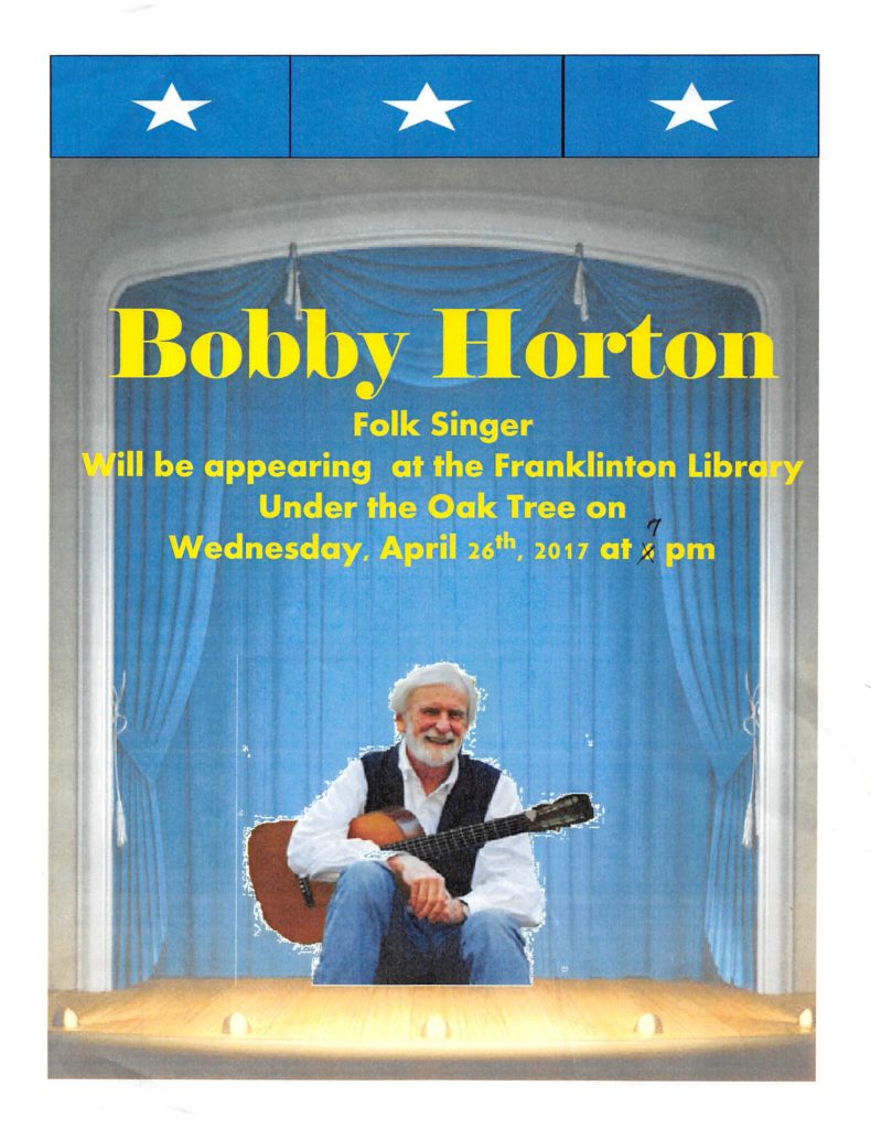 Bobby Horton | Welcome to the Washington Parish Library